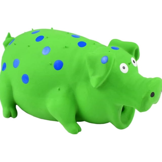 TETOU Squeaky Pig Dog Toy, Small Breed Dog Latex Chew Toys Natural ...
