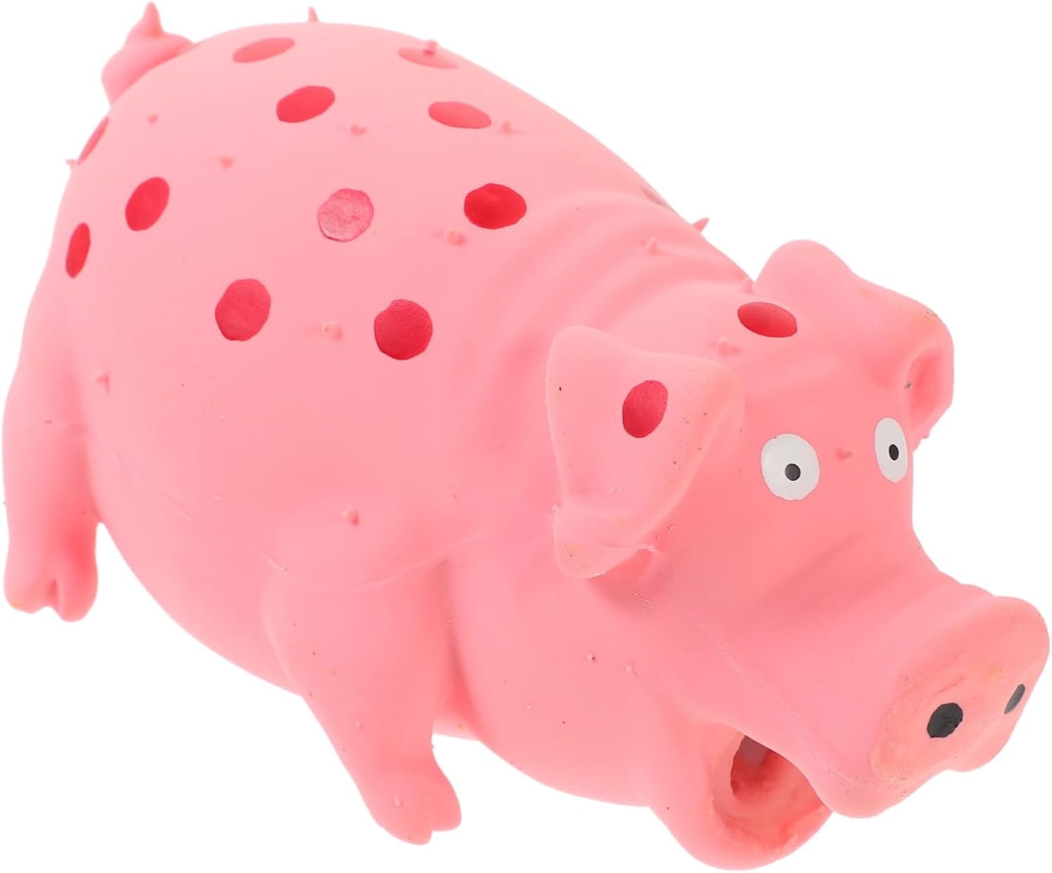 TETOU Squeaky Pig Dog Toy, Small Breed Dog Latex Chew Toys Natural ...