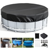 SHELTUSE 15Ft Round Pool Cover, Covers for Above Ground Pools ...