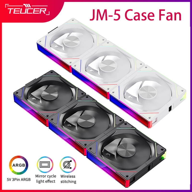 TEUCER JM-5 High Performance PC Case Fan Strong Heat Dissipation ...