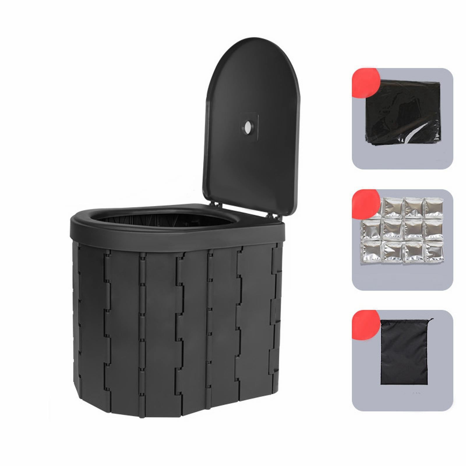 TEVEQ Portable Car Toilet Folding Emergency Toilet Outdoor Mobile ...