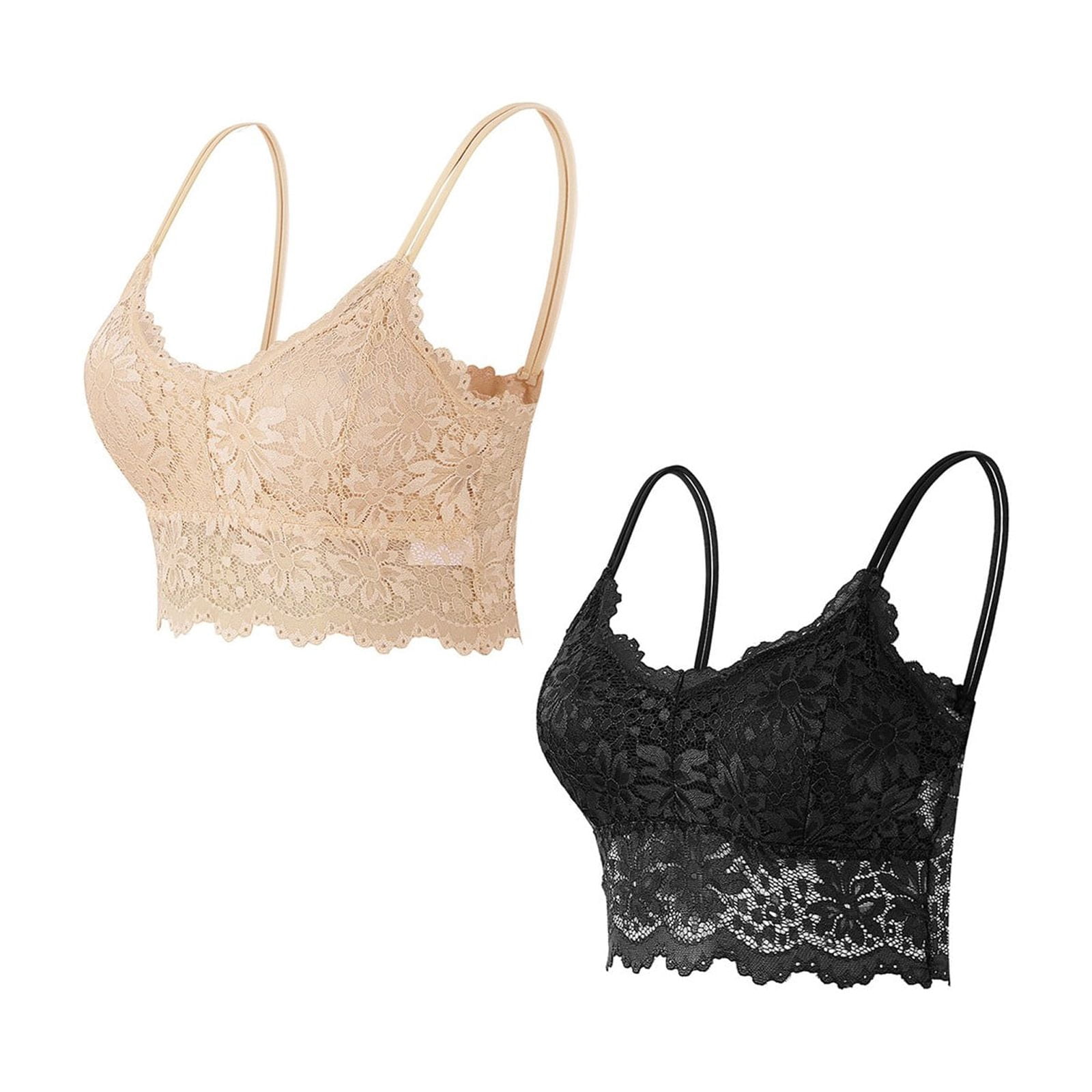 TEVEQ Push Up Bras for Women 2025 Trendy Women Plus Size Vest Crop Wire ...