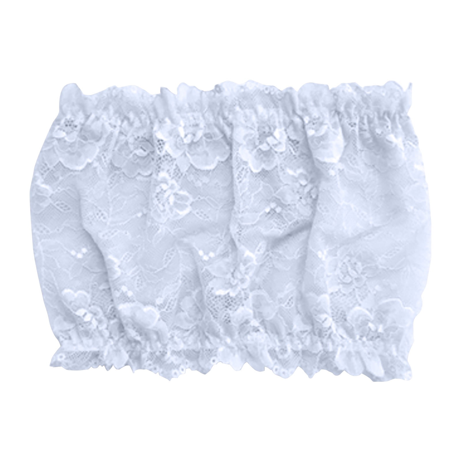 TEVEQ Women Lace Tube Tops Modesty Panel Cleavage Cover for Low ...