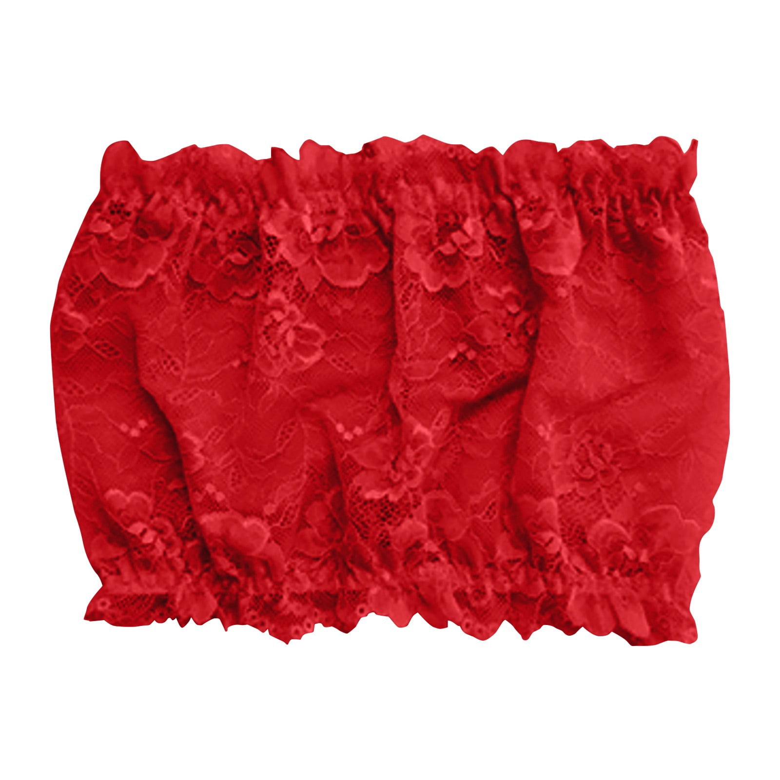 TEVEQ Women Lace Tube Tops Modesty Panel Cleavage Cover for Low ...