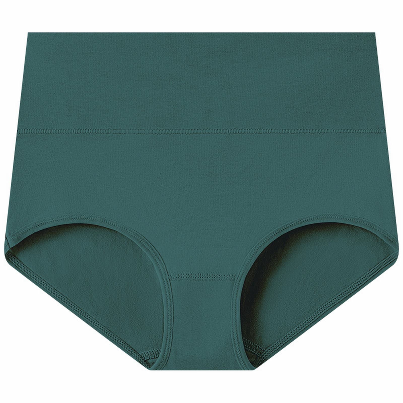 TEVEQ Women's Seamless Underwear Full Coverage Stretch Brief Ladies ...