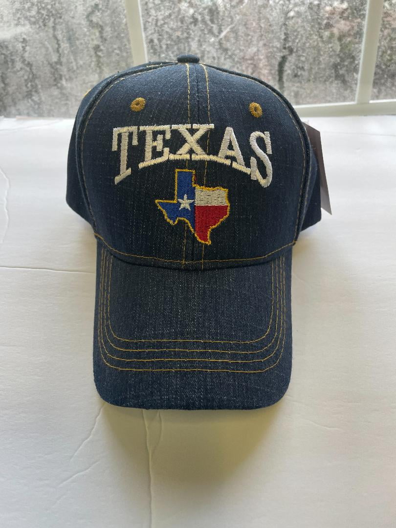TEXAS CAP MAP BLUE DENIM COLOR - Walmart.com