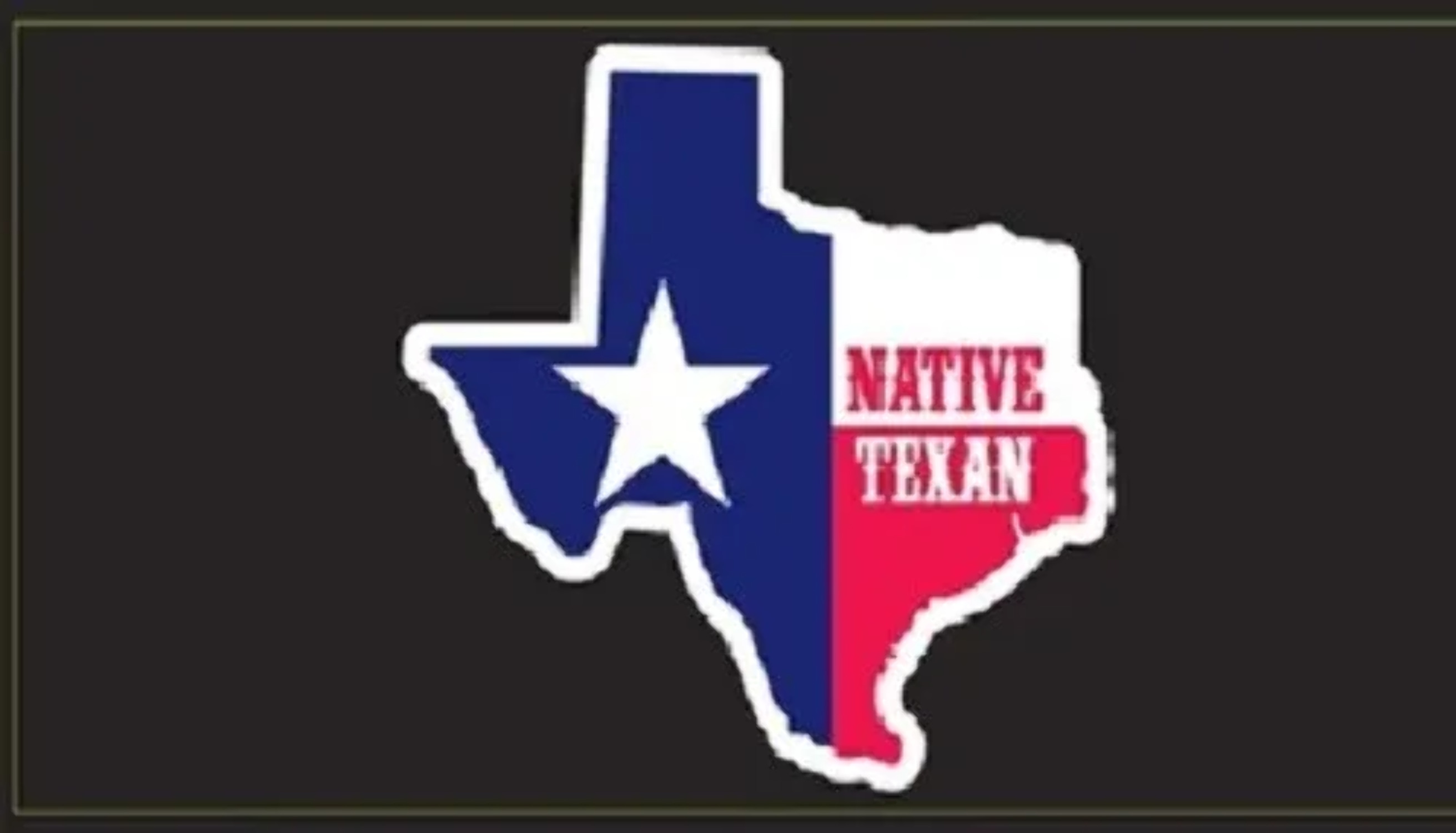 TEXAS NATIVE MAP BLACK TACTICAL Vinyl Decal Bumper Sticker 3.75”x7.5 ...