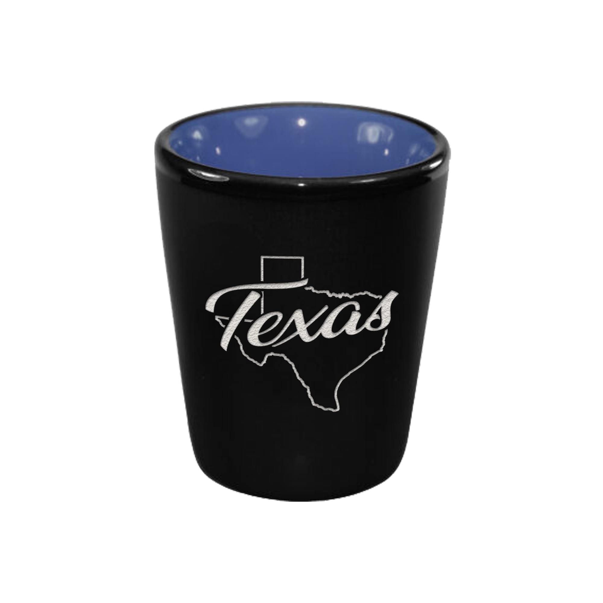 TEXAS STATE OUTLINE WITH TEXAS NAMEDROP LASER ENGRAVED TWO TONE GLASS ...