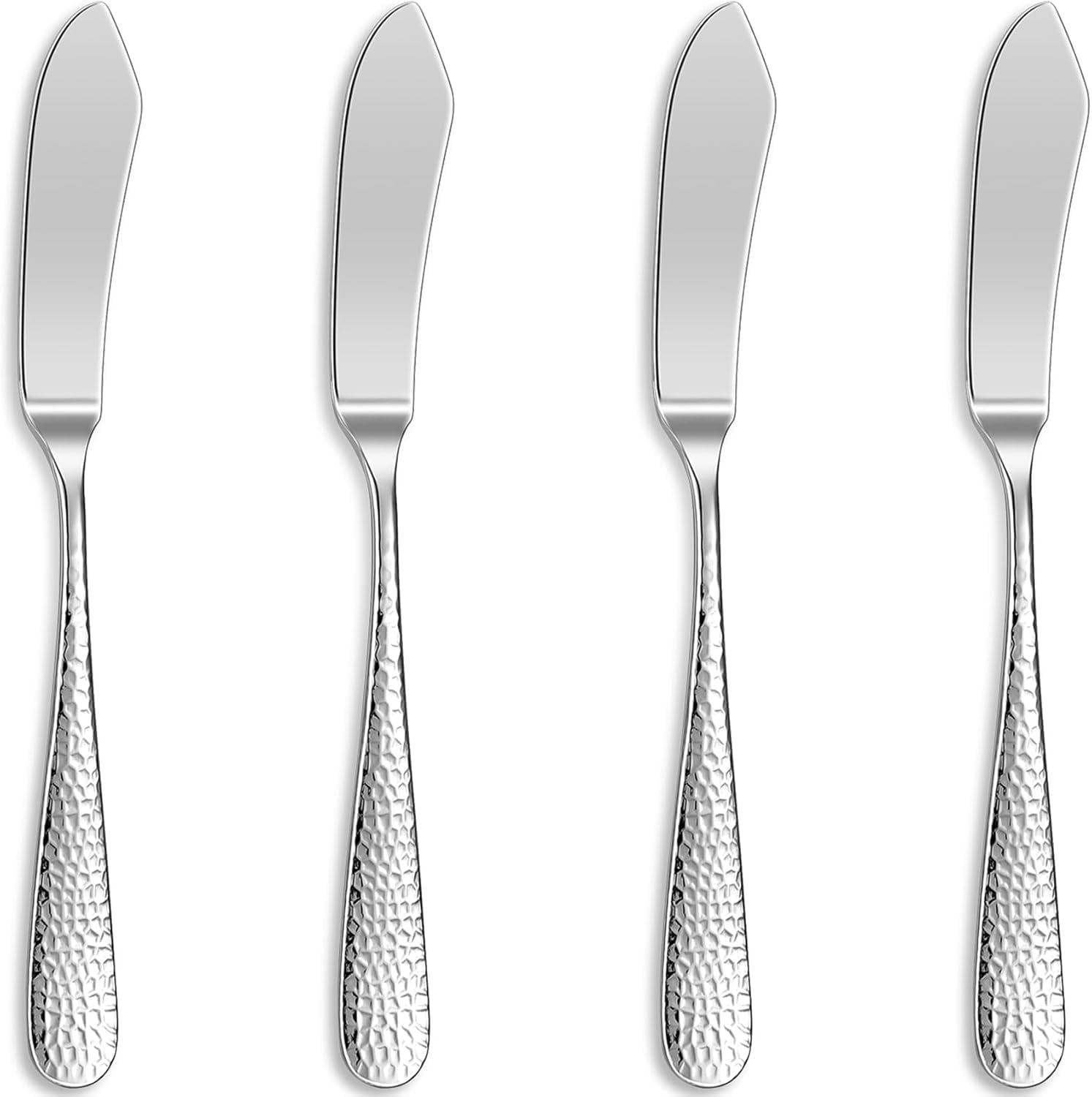 TEXIJUSO Premium 7" Louise Butter Knives: Set of 4, 18/10 Stainless ...