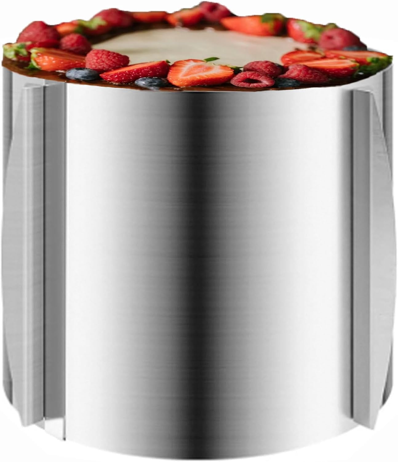 TEXIJUSO Cake Ring Extra High 15cm Acetate Cake Collar Set - Adjustable ...