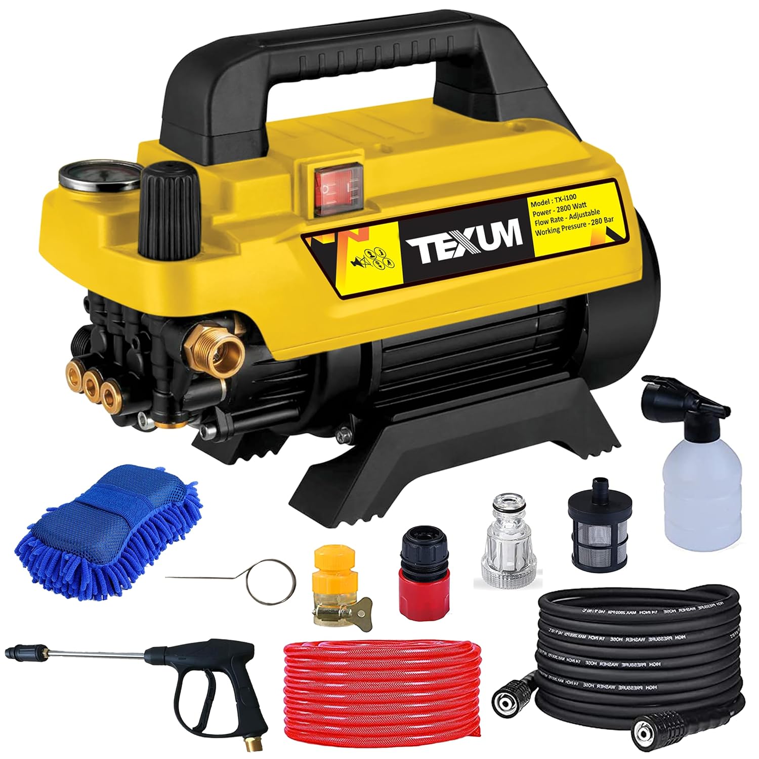 TEXUM TXI100 Portable high Pressure Car Washer Machine for Washing car ...