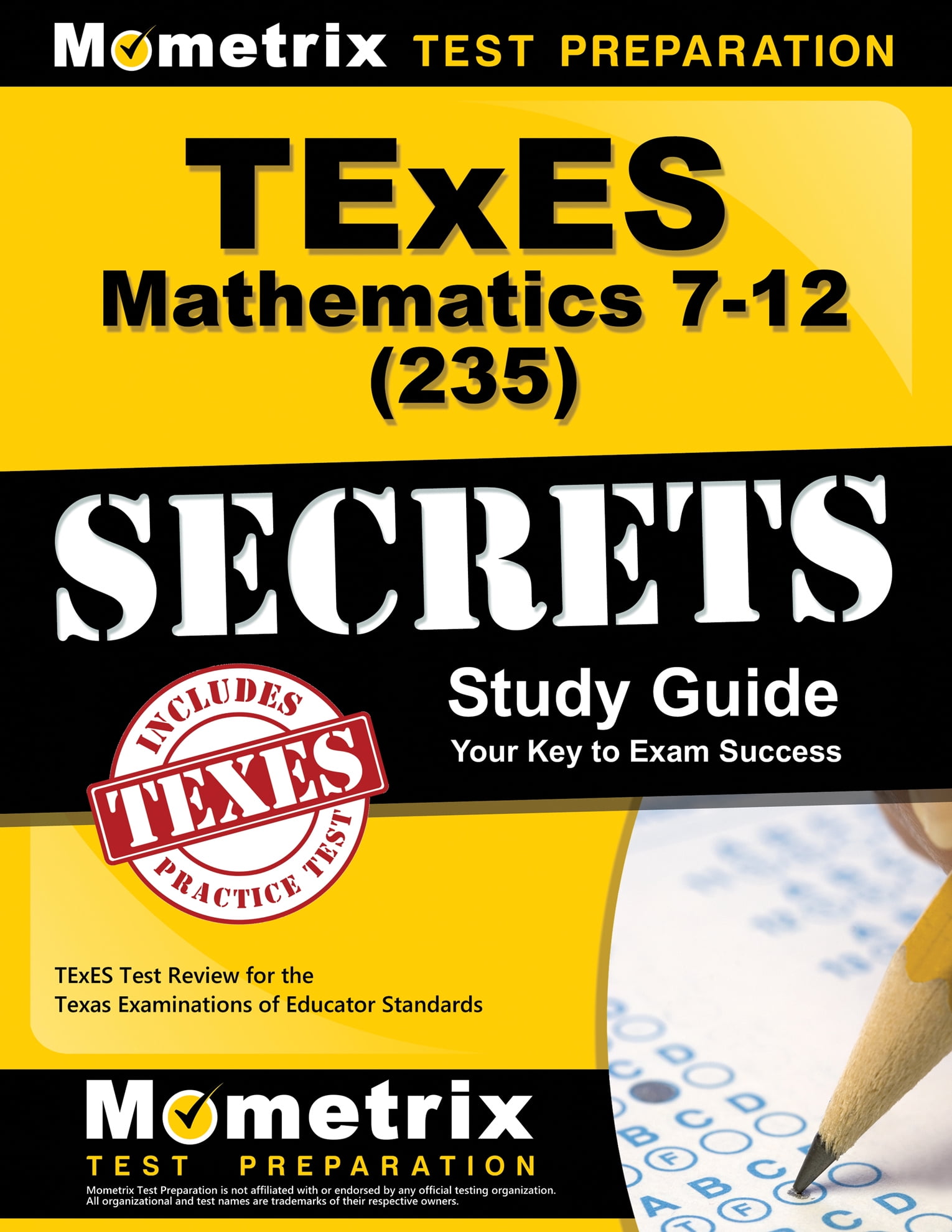 TExES Mathematics 7-12 (235) Secrets Study Guide : TExES Test Review ...