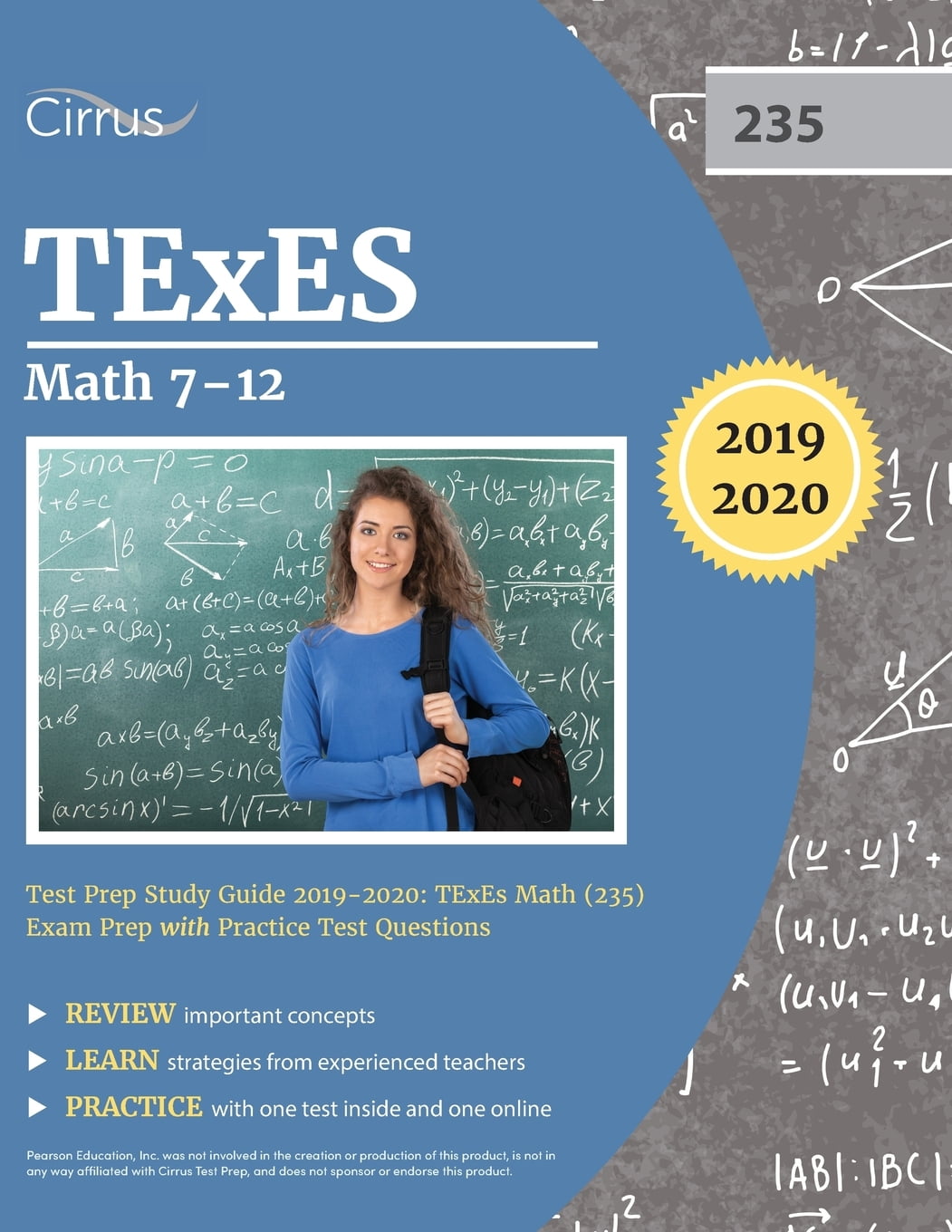 TExES Mathematics 7-12 Test Prep Study Guide 2019-2020 : TExEs Math ...