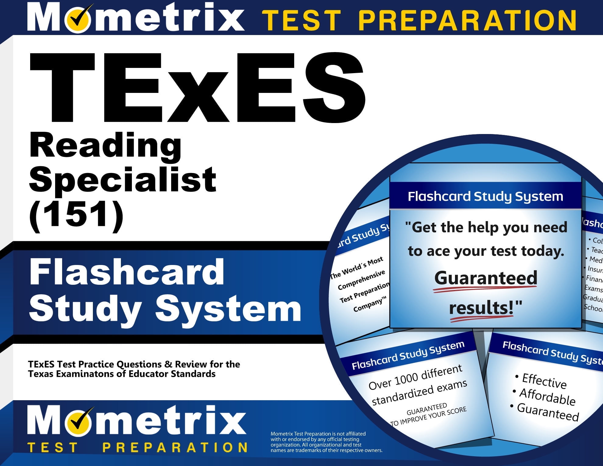 TExES Reading Specialist (151) Flashcard Study System : TExES Test ...