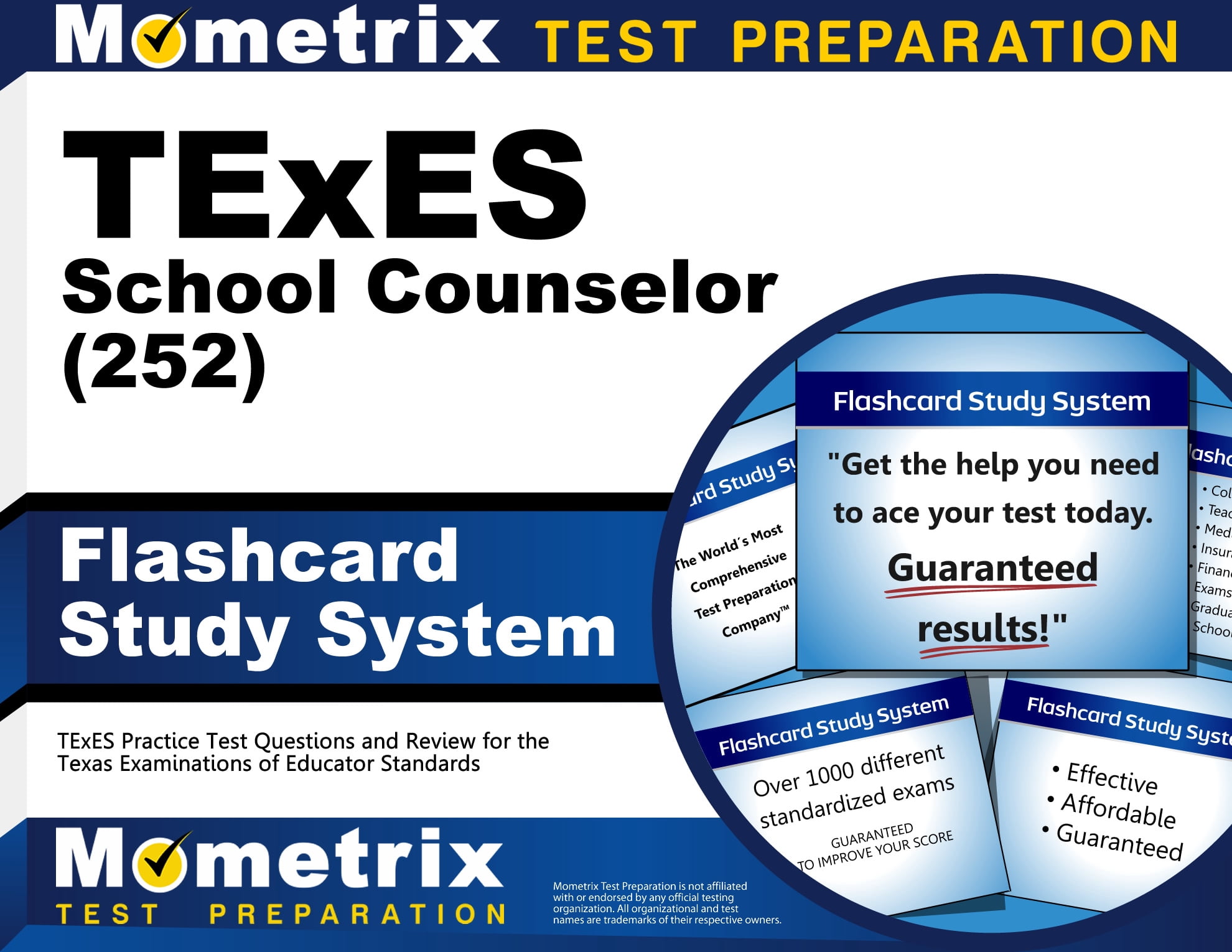 TExES School Counselor (252) Flashcard Study System : TExES Practice ...