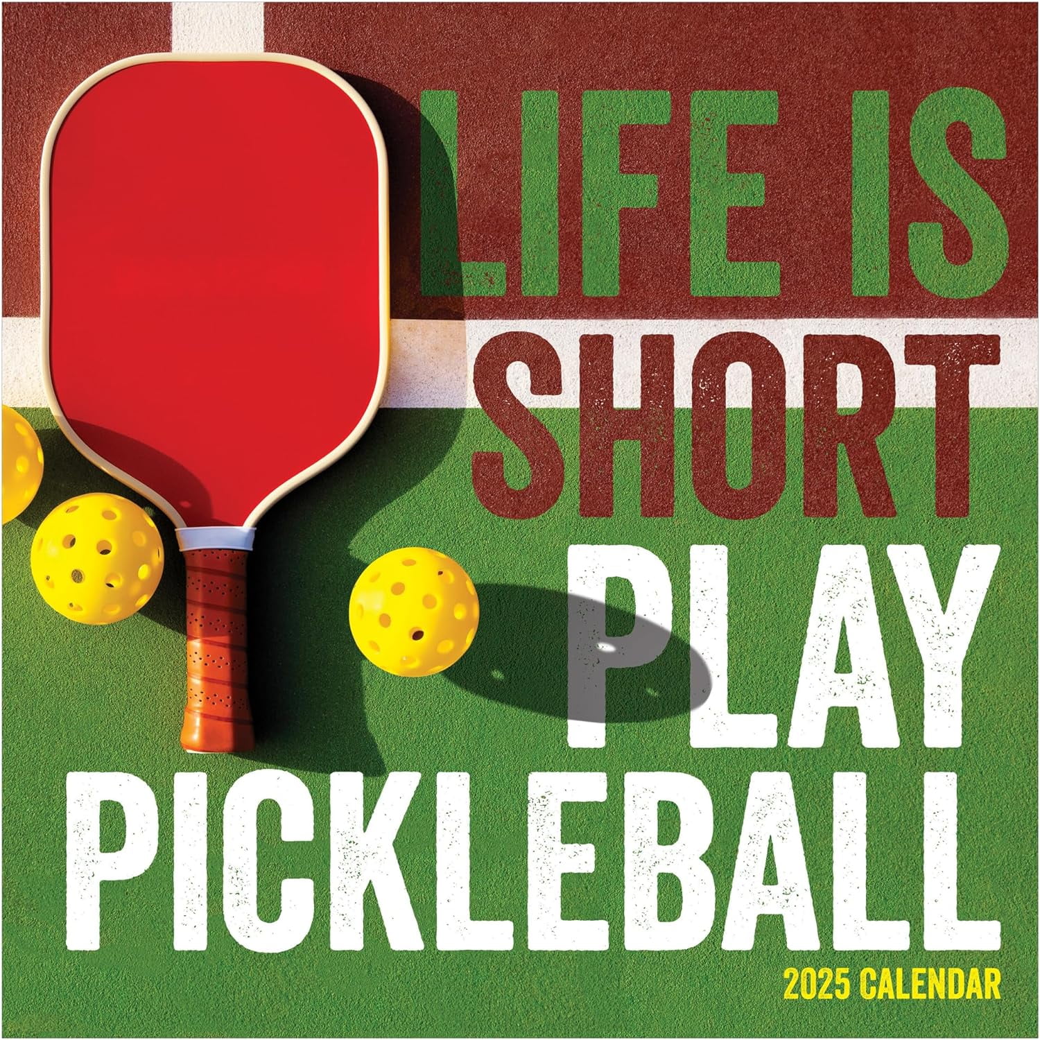 TF PUBLISHING 2025 Pickleball is Life Wall Calendar | Premium Matte ...