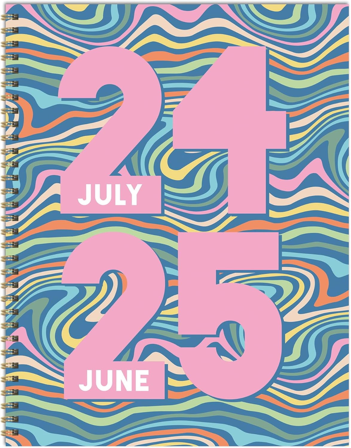 TF PUBLISHING July 2024 - June 2025 Groovy Large Weekly Monthly Planner ...