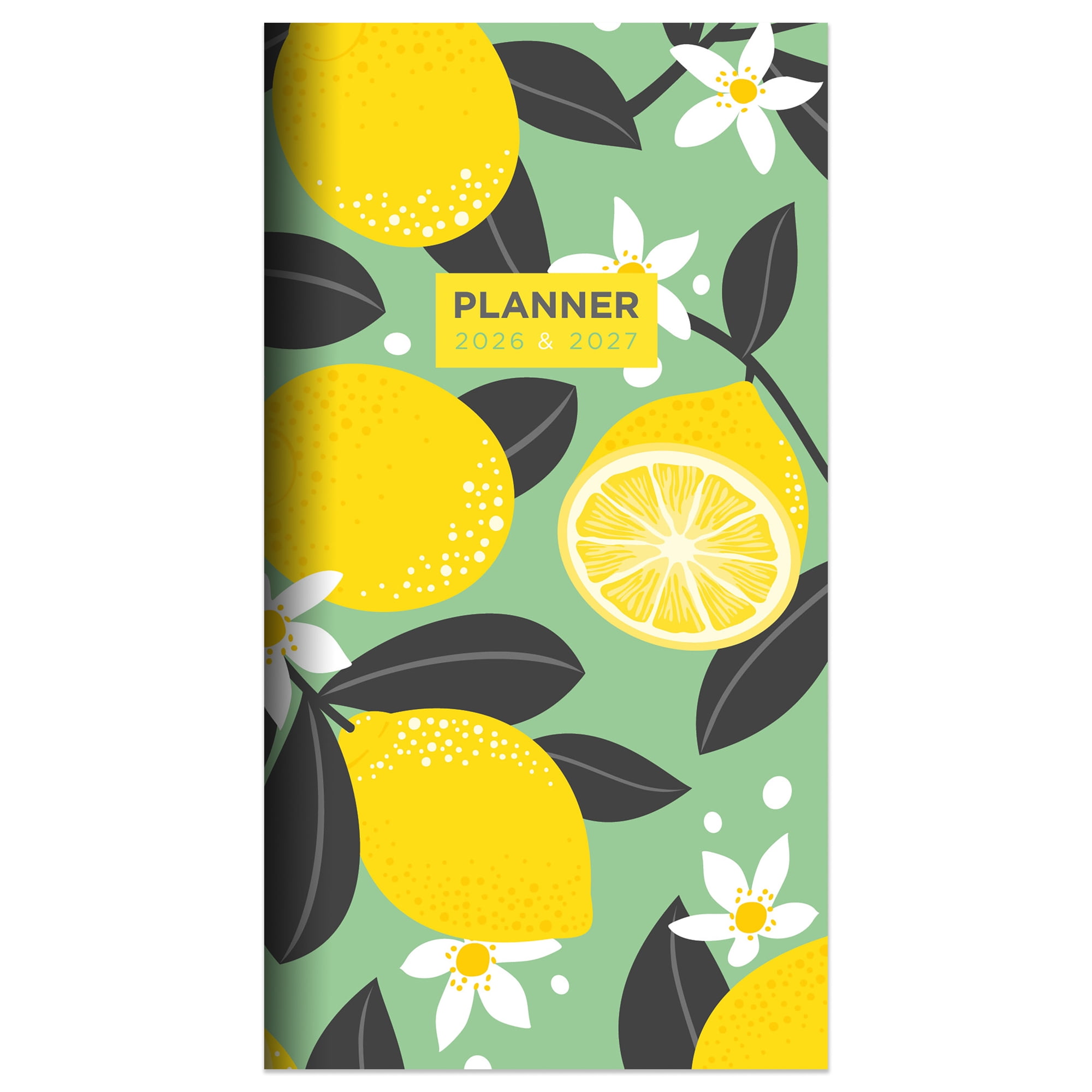 TF Publishing 2026-2027 Lemon Blossom Small Monthly Pocket Planner ...