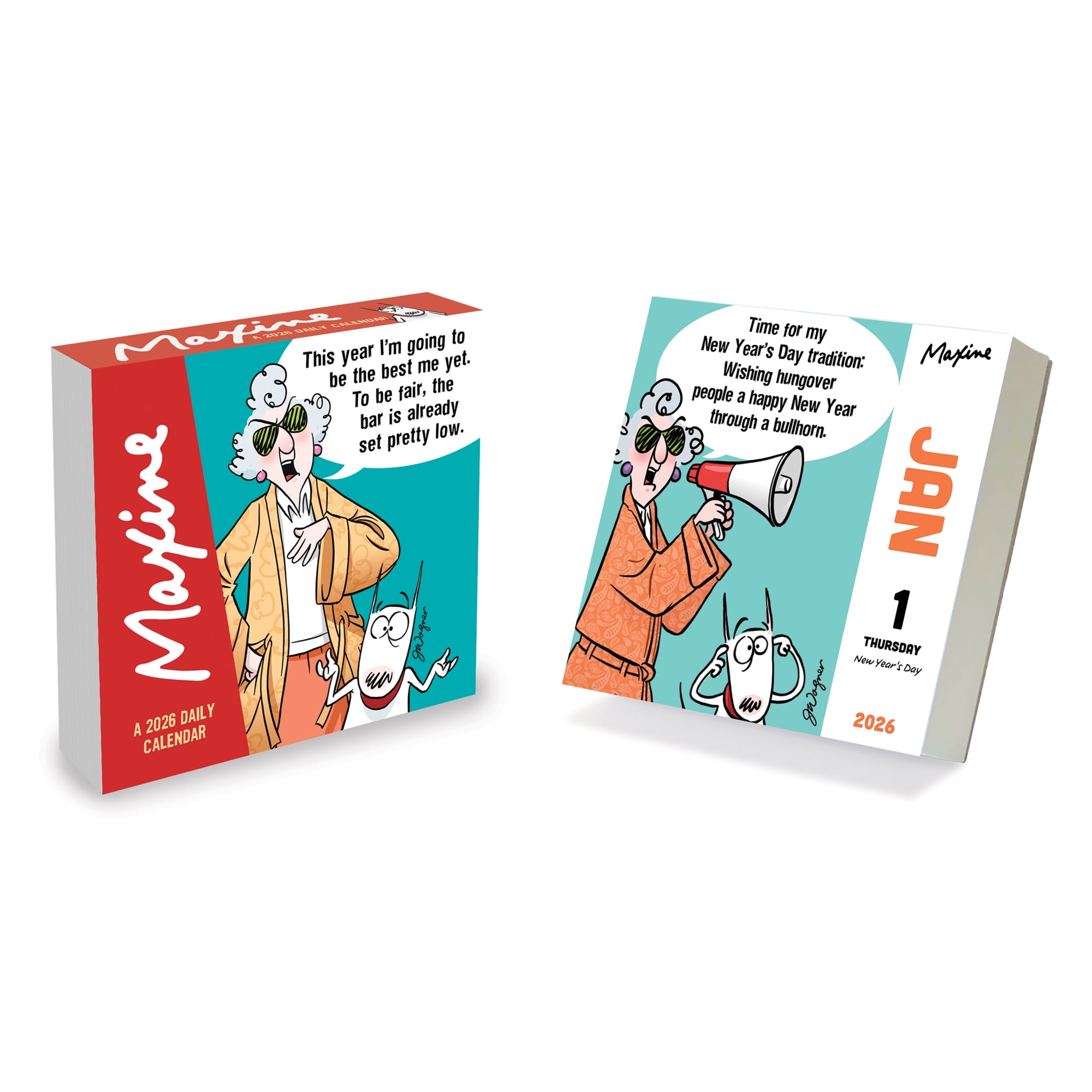 TF Publishing 2026 Maxine Daily Desktop Calendar - Walmart.com