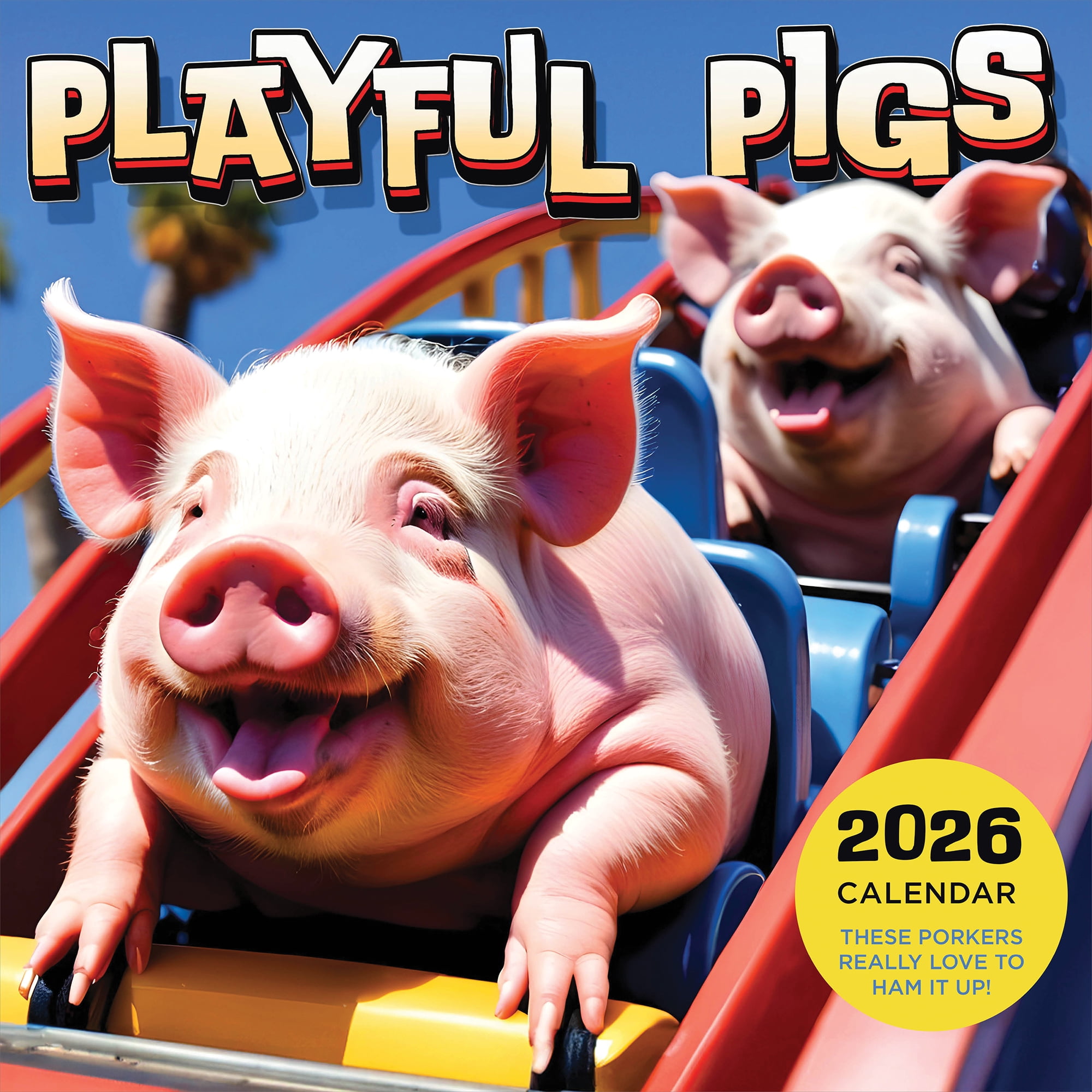 2026 TF Publishing Playful Pigs 12" x 12" Monthly Wall Calendar (26 ...