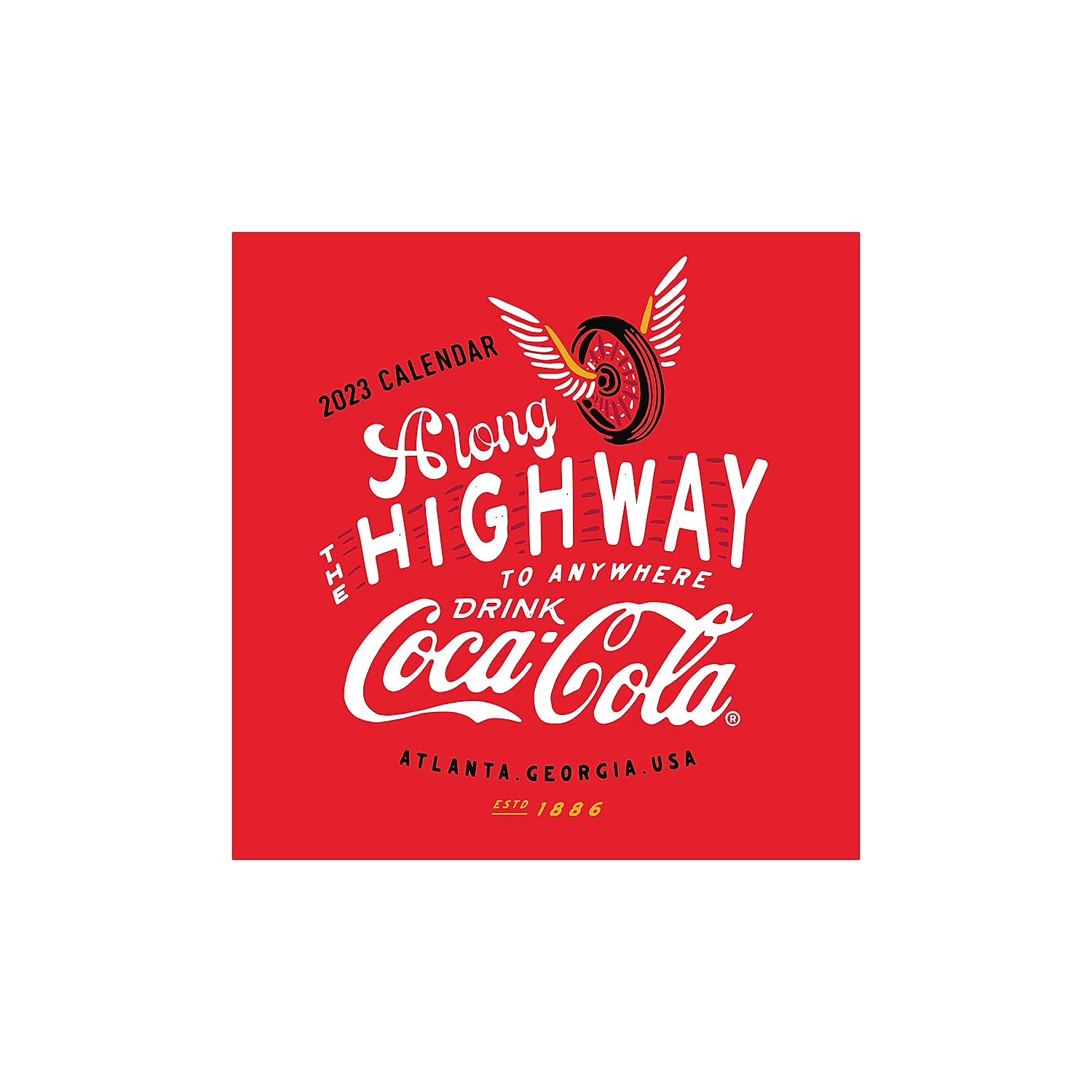 TF Publishing - Calendar - wall mount - 2023 - Coca-Cola: Highway 66 ...