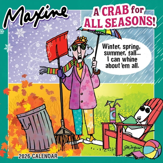 2026 TF Publishing Maxine 12" x 12" Monthly Wall Calendar (26-1110) - Walmart.com