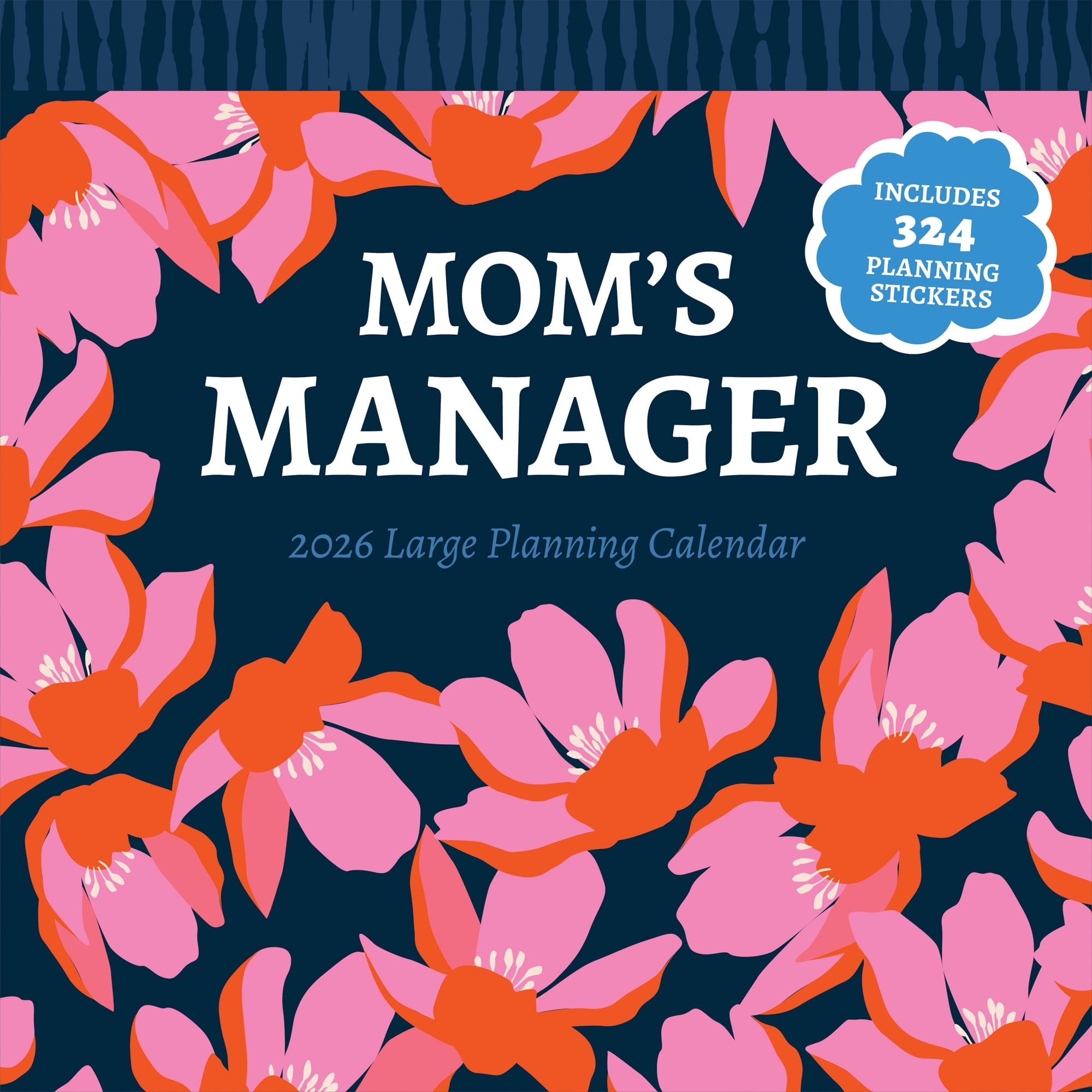 TF Publishing, Moms Manager 2026 Wall Calendar, 12'' X 12'', 12-Month ...