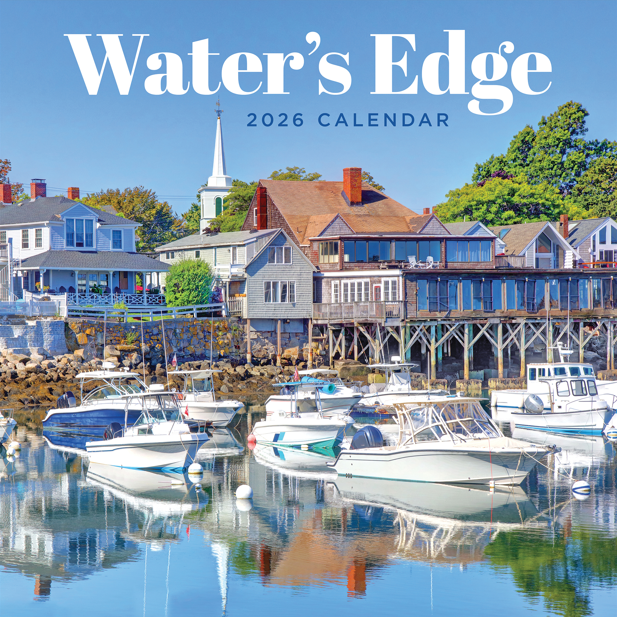 TF Publishing, Waters Edge 2026 Wall Calendar, 12'' X 12'', 12-Month ...