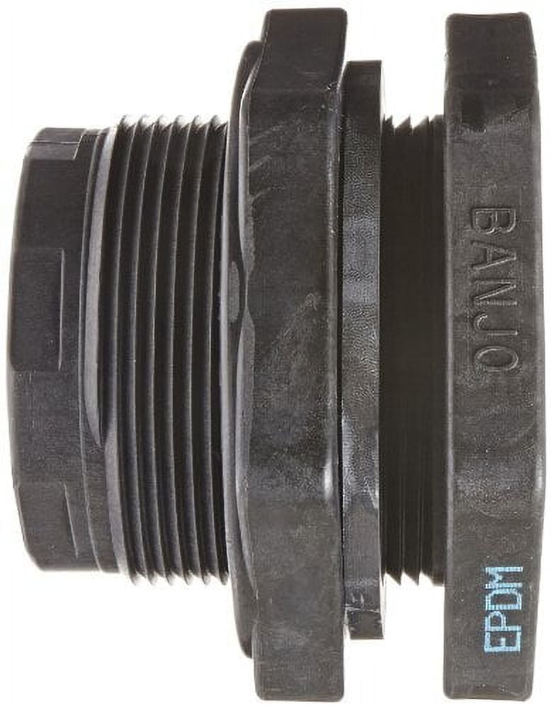 TF300 Polypropylene Bulkhead Tank Fitting, 3 NPT Female - Walmart.com