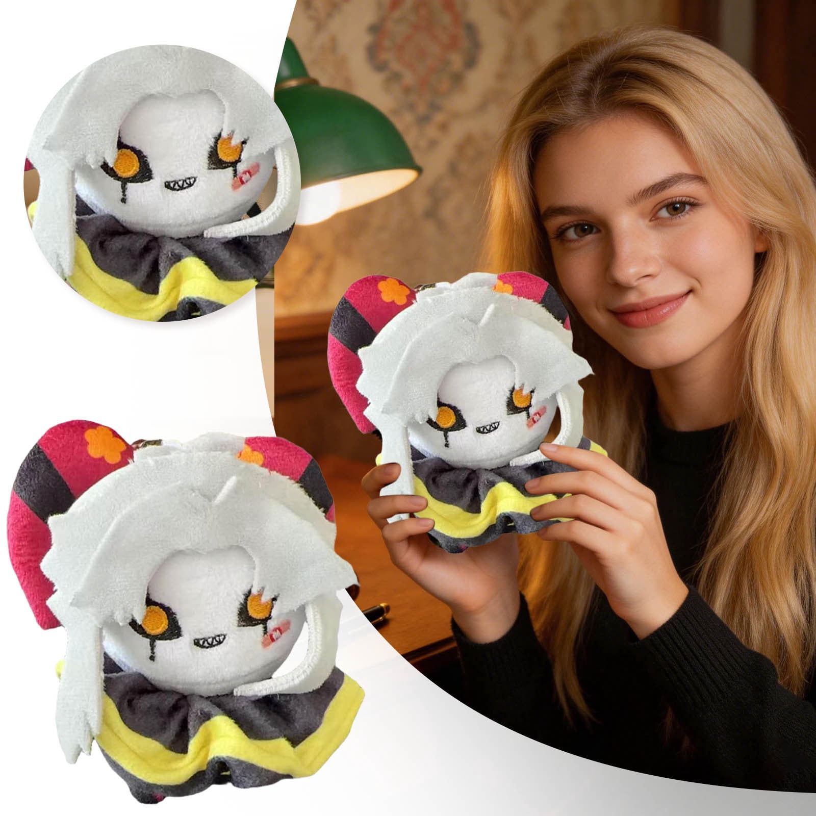 TFC Pierrot Plush Toy Freak Circu Game Character Stuffed Doll Toy(Red ...
