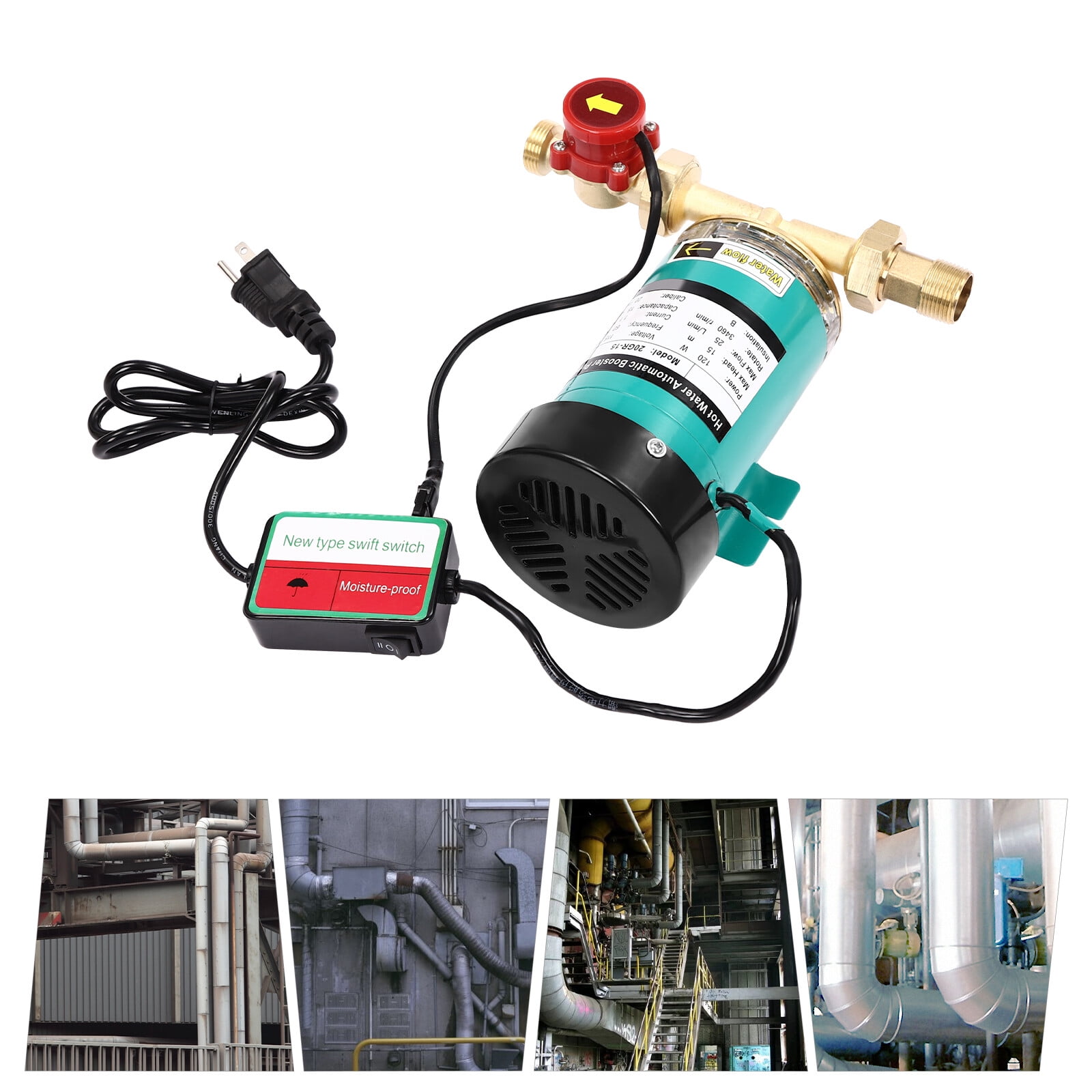 TFCFL 1 Inch Outlet Automatic Water Pressure Booster Pump Household ...