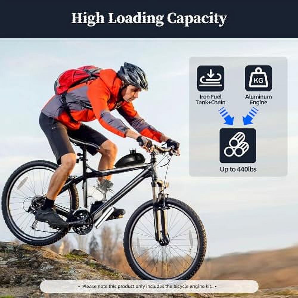 TFCFL 100cc Bicycle Engine Kit, 2-Stroke Gas Motorized Bike Motor Kit ...