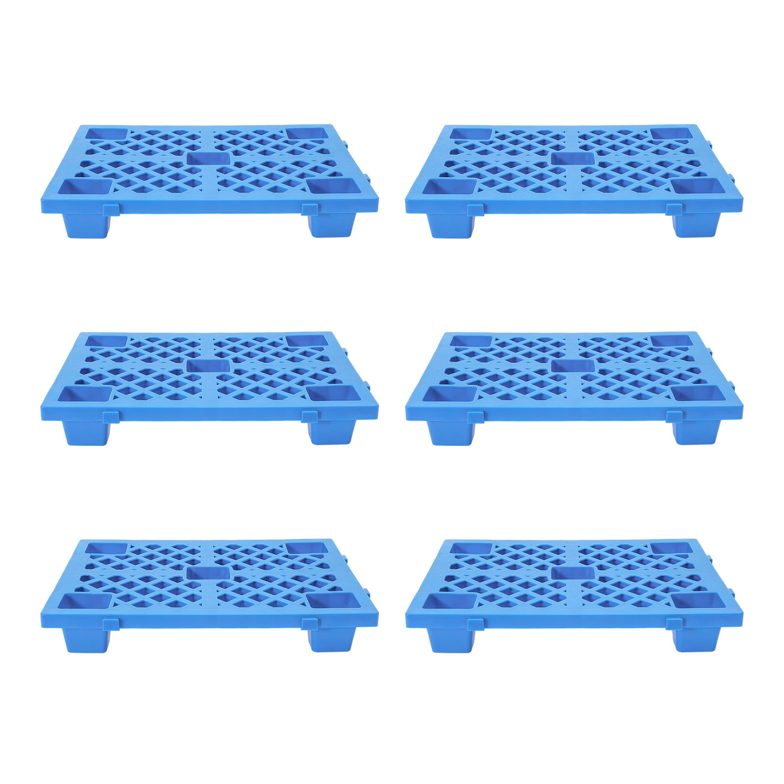 TFCFL 100kg/220.46lbs 6Pcs Pallet Truck Interlocking Storage Plastic ...