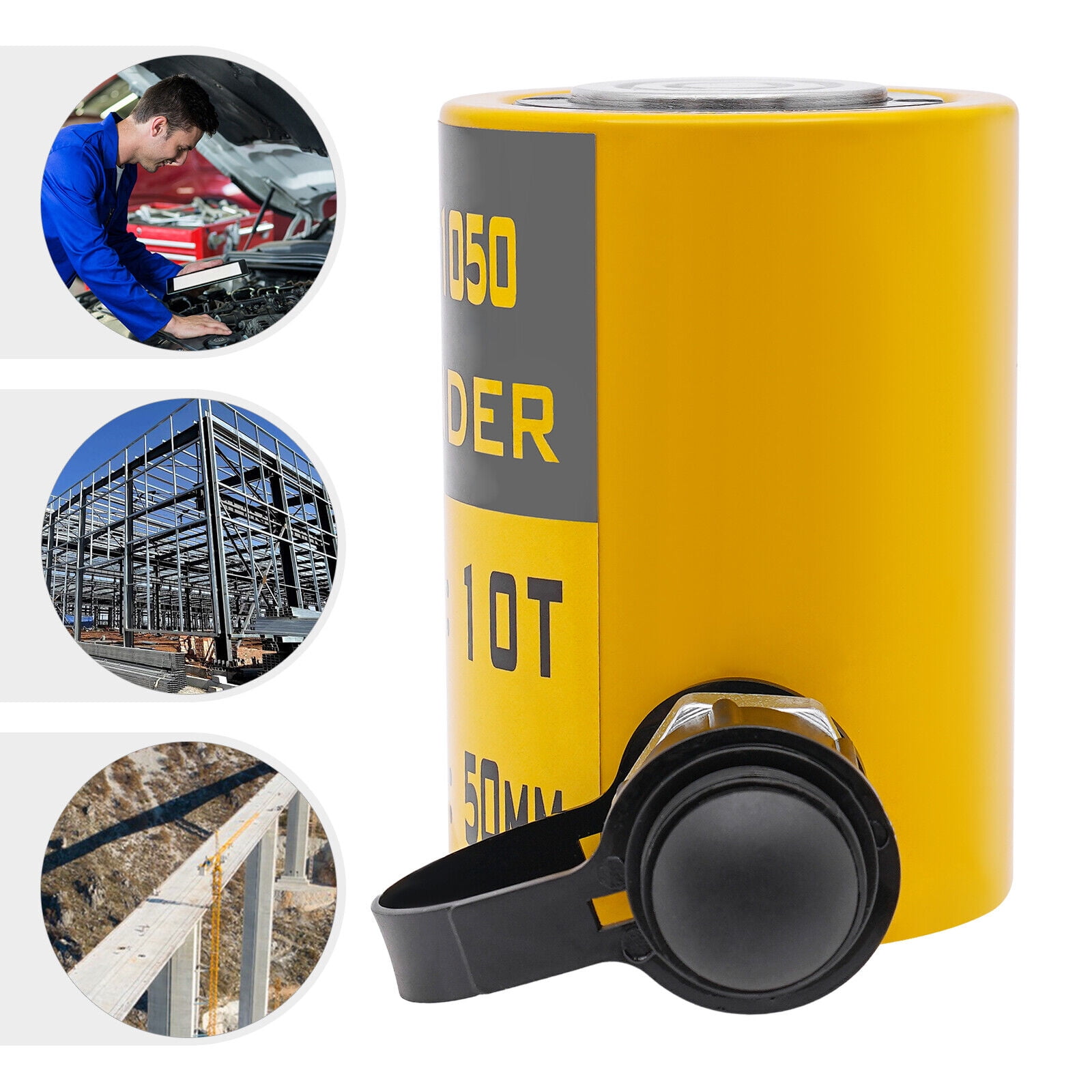 TFCFL 10T RSC-1050 Hydraulic Cylinder Jack 50mm/2In Stroke Hydraulic ...