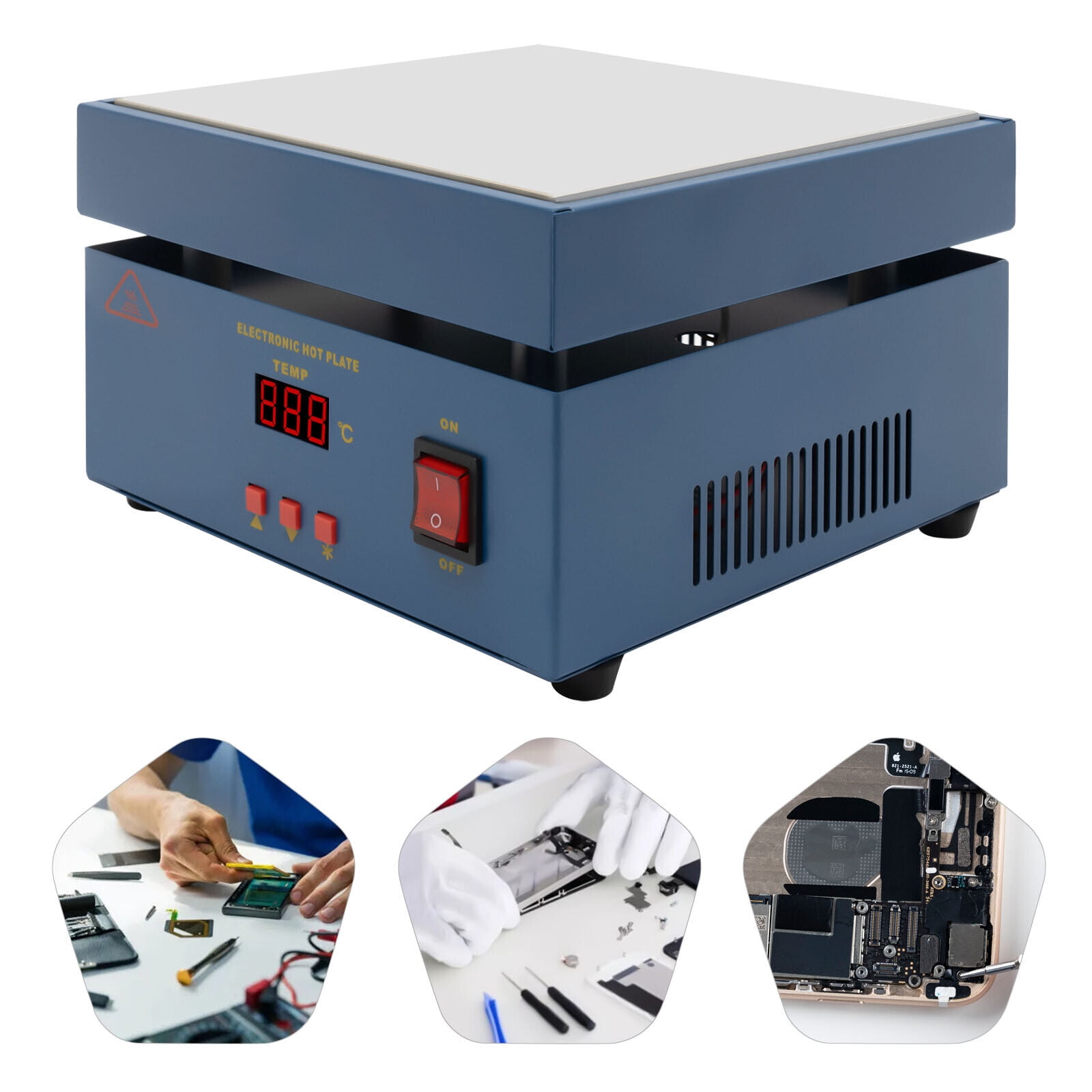 TFCFL 110V 800W LED Microcomputer Electric Hot Plate Preheat Soldering ...