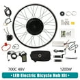 TFCFL 1200W 48V 25'' Electric Bicycle Conversion Kit E-bike Front Wheel Hub Motor 700c - Walmart.com
