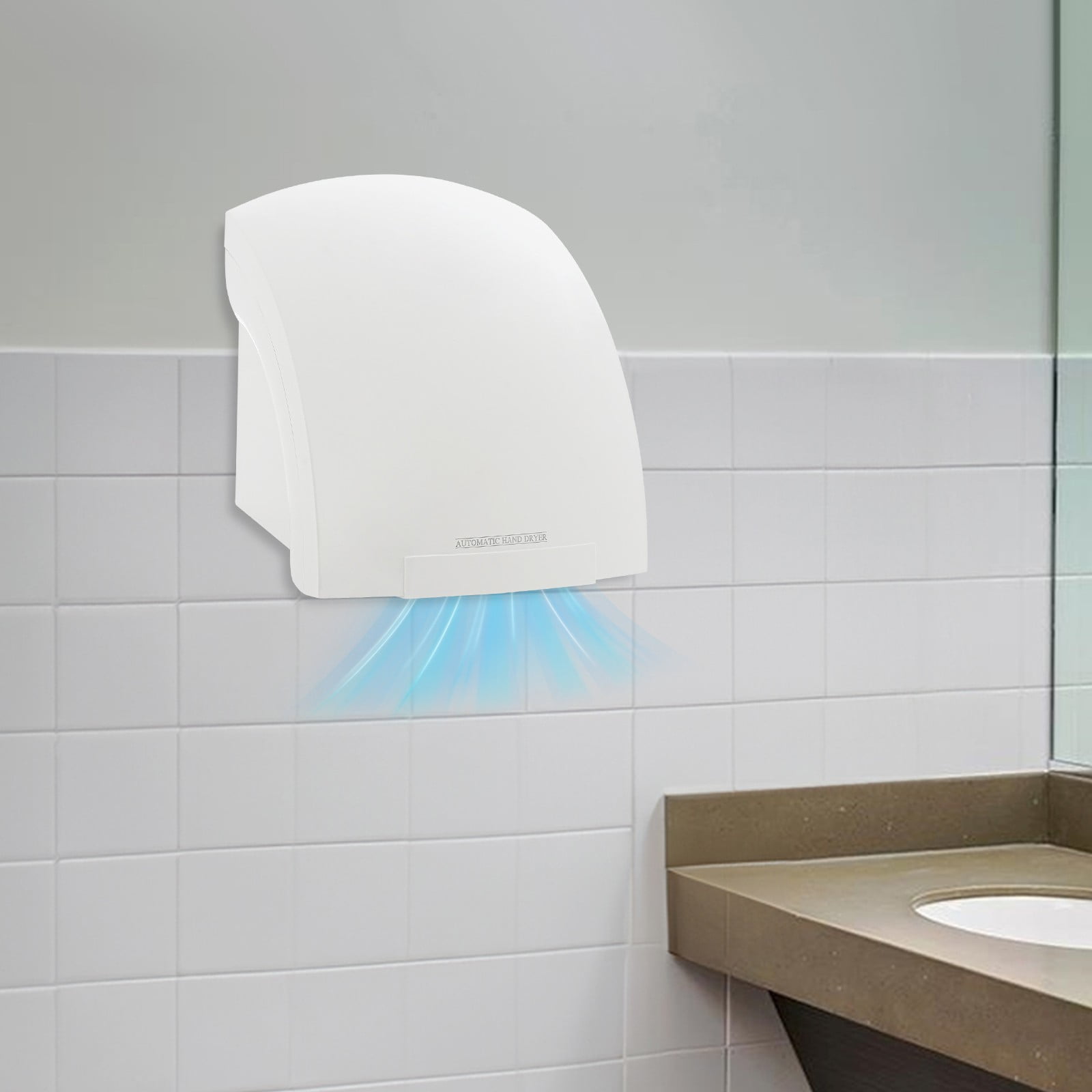 TFCFL 1200W Electric Hand Dryer Commercial Compact Automatic Air Hand ...