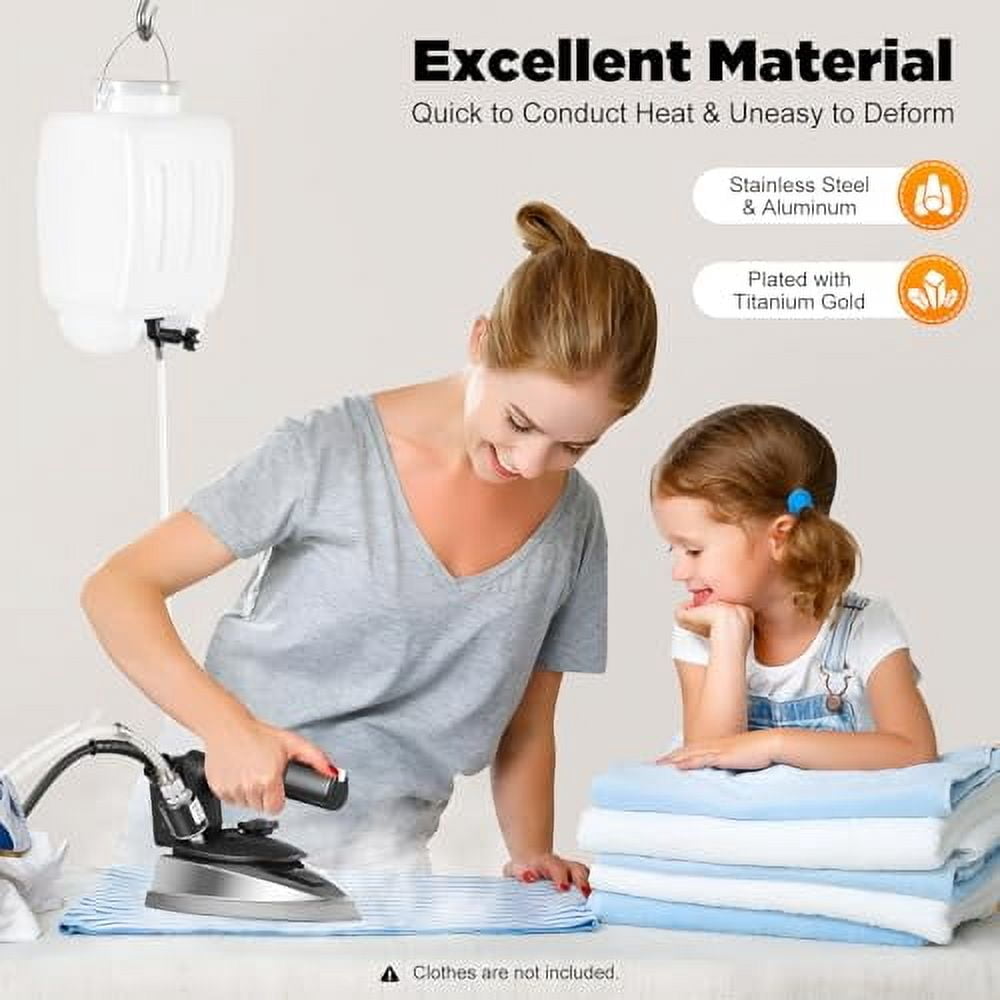 TFCFL 1200W Industrial Electric Steam Iron, Professional Steam Iron for ...