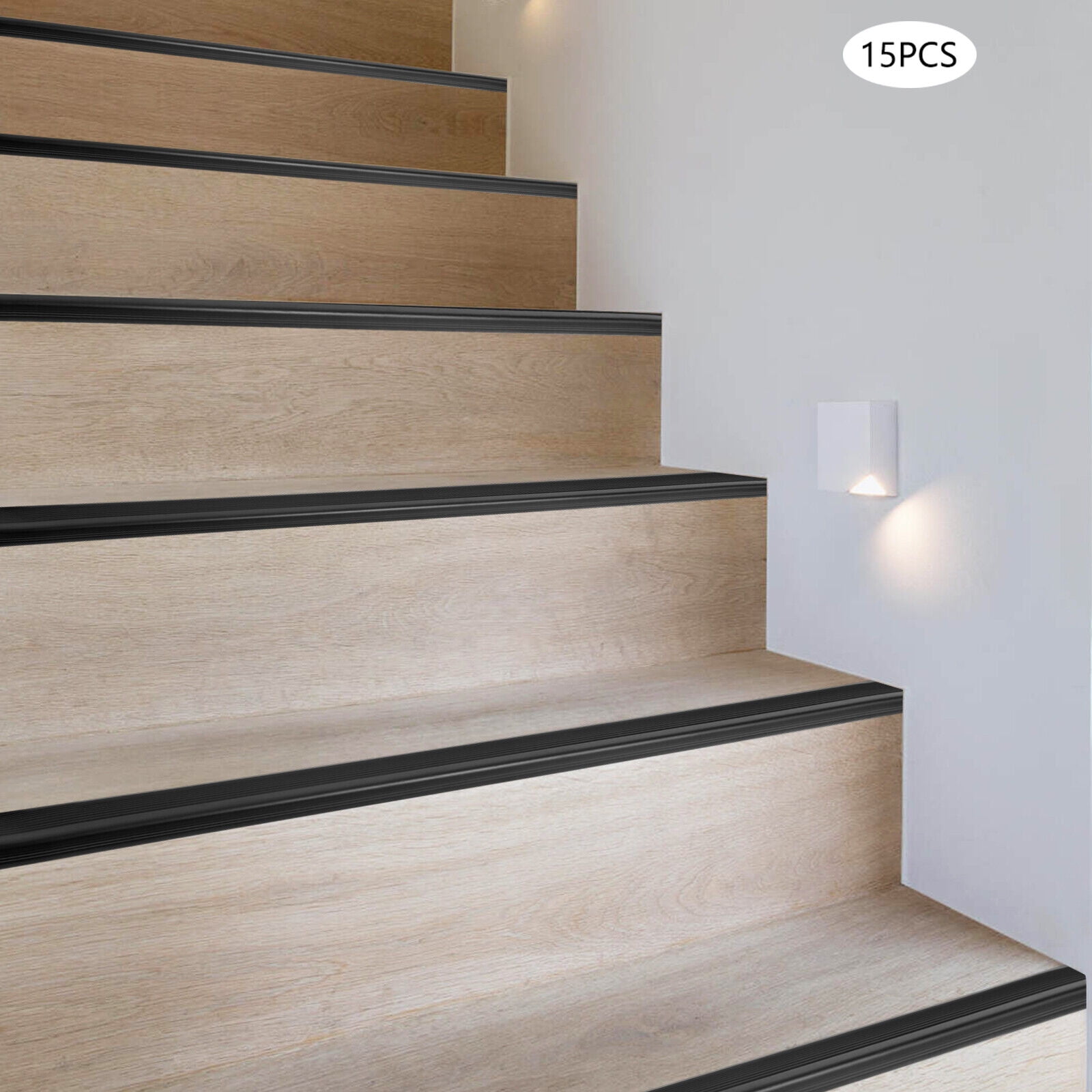 TFCFL 15pcs Stair Edge Protector Anti-Slip Stair Corner Trim Strips ...