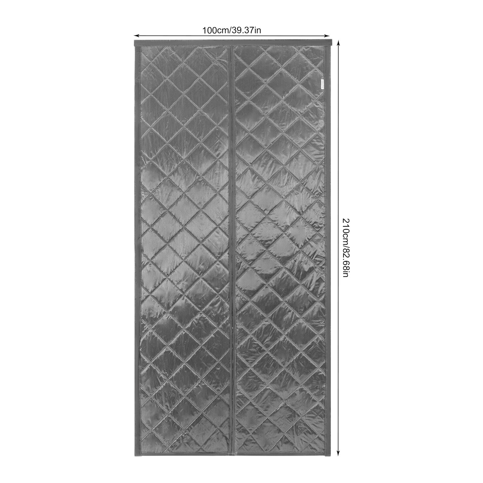 TFCFL 1x2.1m Insulated Door Curtain Thermal Magnetic Closure Self ...