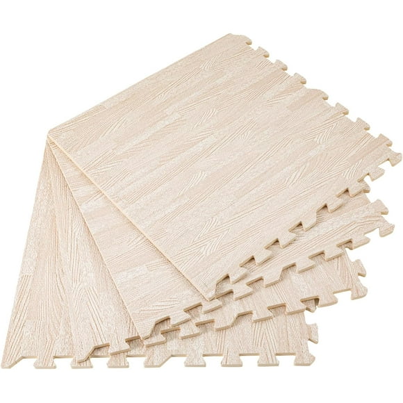 Wood Grain Foam Mats