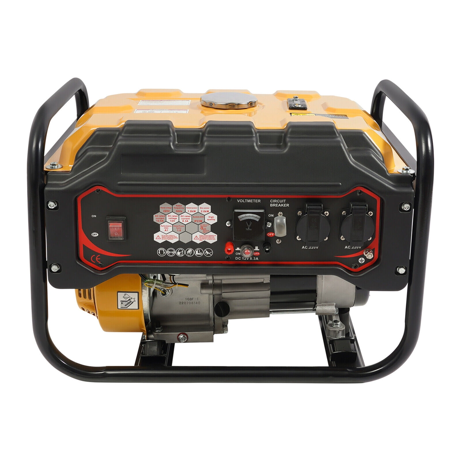 TFCFL 2KW 4-Stroke Gasoline Generator Single Cylinder Air-cooled Power ...