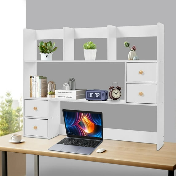 TFCFL 3 Tier Desktop Organizer Office Storage Rack Self Desktop Display ...