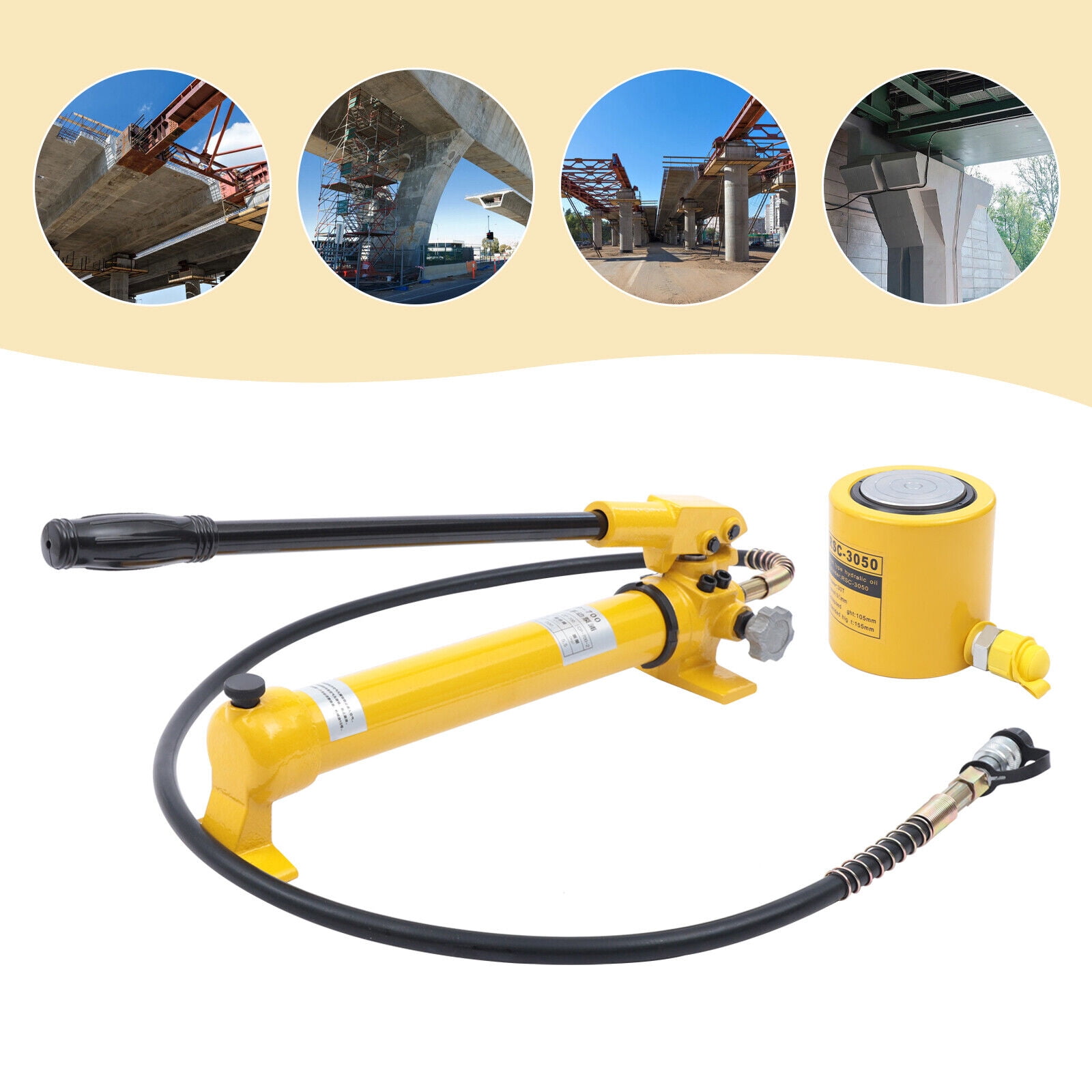 TFCFL 30Ton Hydraulic Jack Porta Power Repair Kit Auto Shop Tool Lift ...