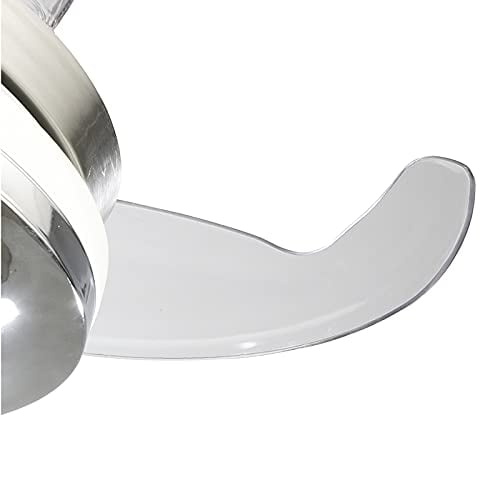 TFCFL 36 Inch Invisible Ceiling Fan Lamp, Dimmable LED Chandelier Light ...