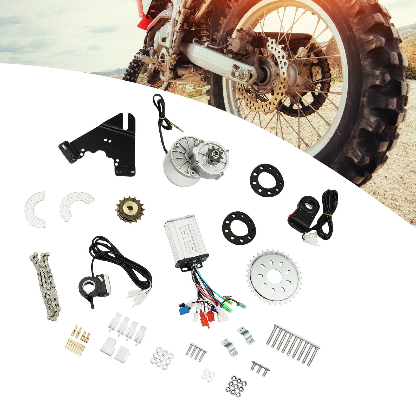 TFCFL 36V 350W/ 24V 250W Electric Bicycle Conversion Kit For E Bike ...