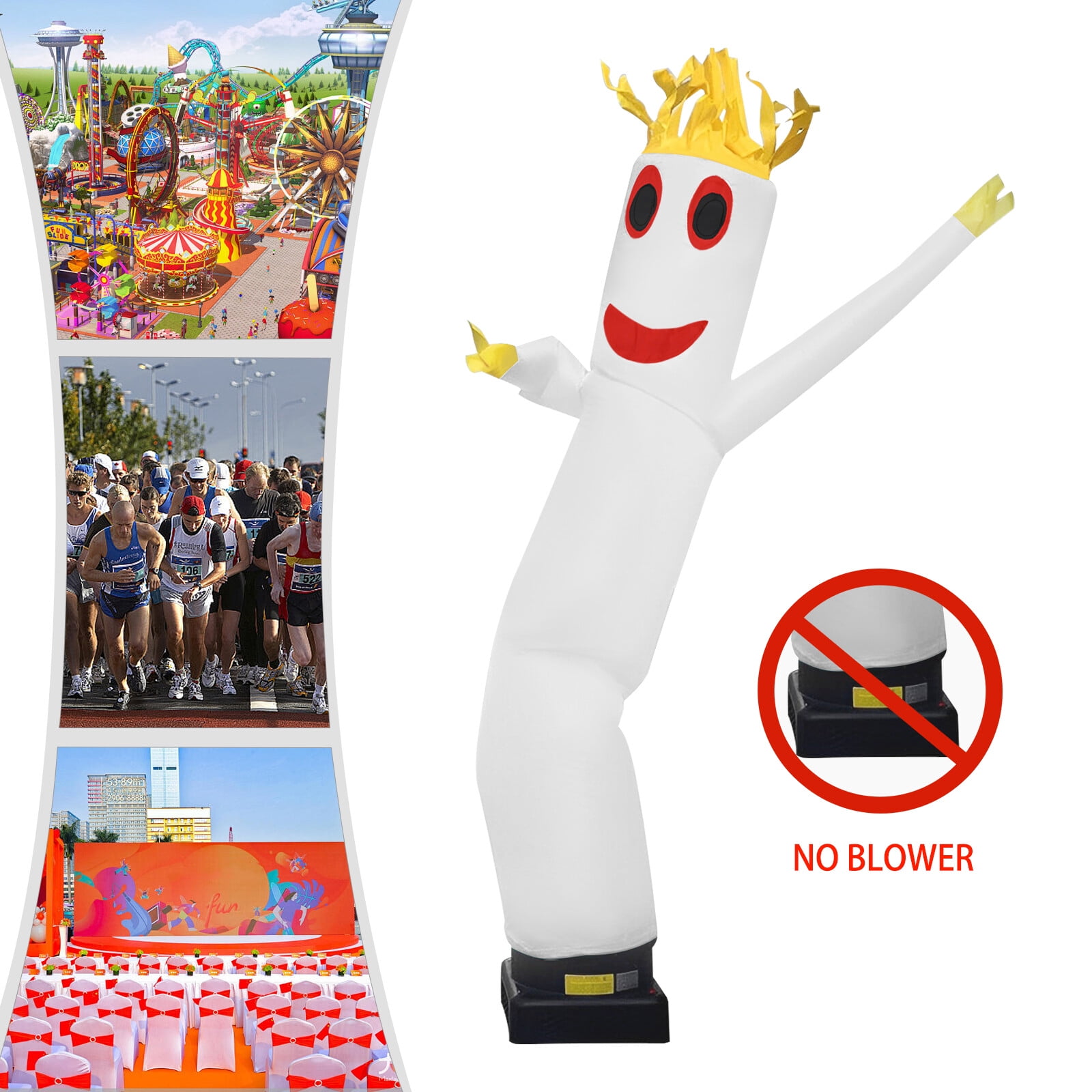 TFCFL 3m/10ft Inflatable Dancing Figure Advertising Wacky Waving Tube ...