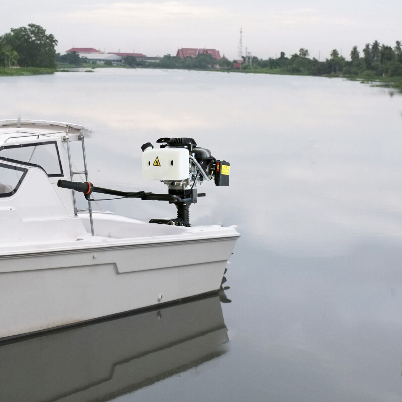 TFCFL 4 Stroke 4.0 JET PUMP 4HP Gas Outboard Motor Motor Heavy Duty ...