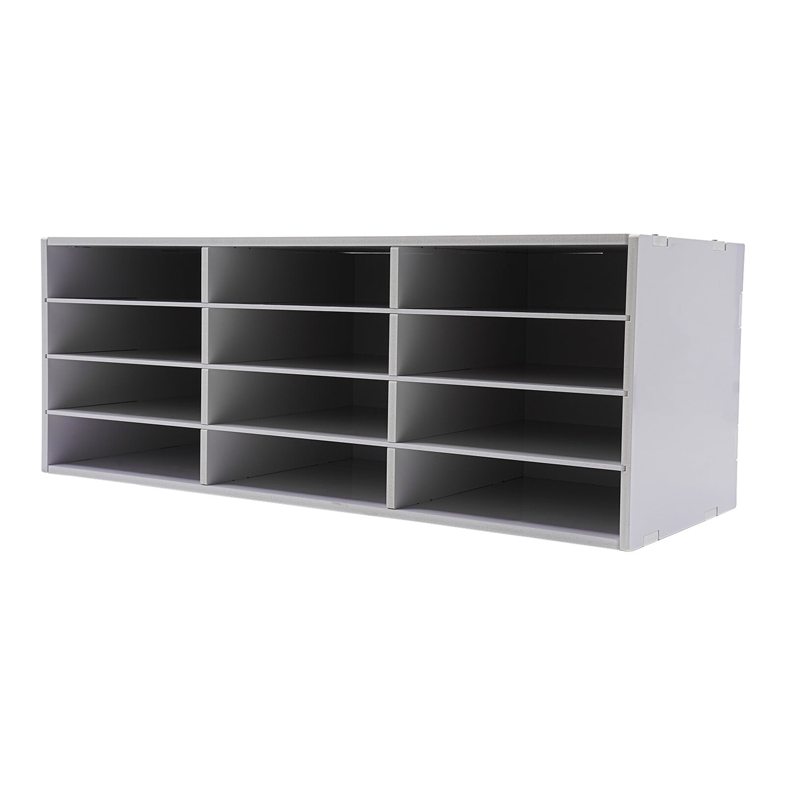 TFCFL 4 Tier 12 Slot Mail Sorter Organizer Desktop File Rack Office ...