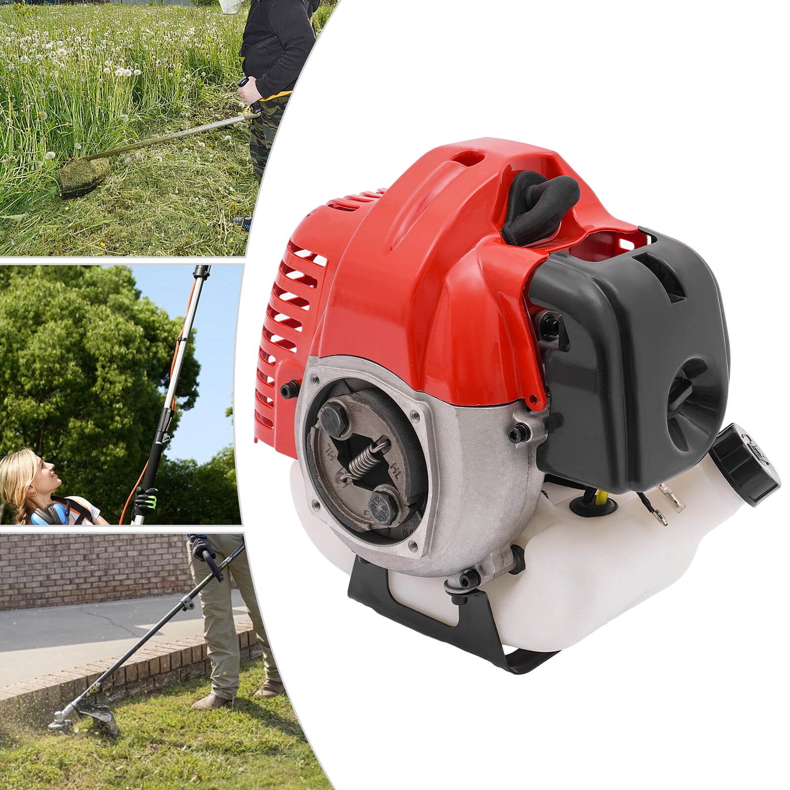 TFCFL 42.7CC 2 Stroke 3HP Gasoline Engine Hand-pull Engine Air Cooling ...